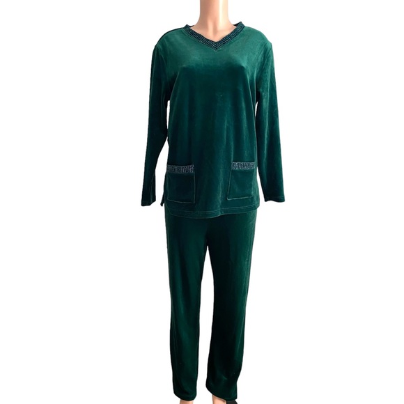 Russ | Pants & Jumpsuits | Vintage Russ Liz Claiborne Emerald Green ...